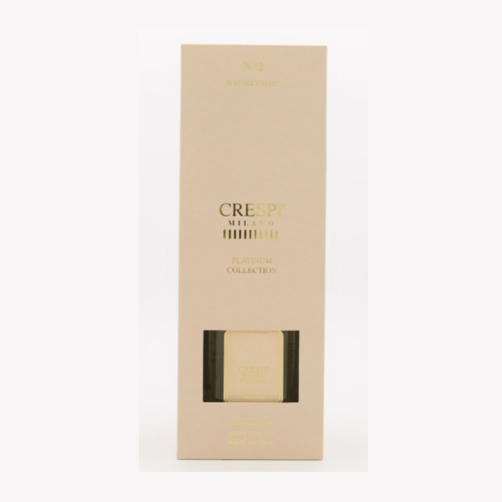 New CRESPI MILANO PLATINUM COLLECTION NO.2 WHISKEY MALT REED DIFFUSER ...